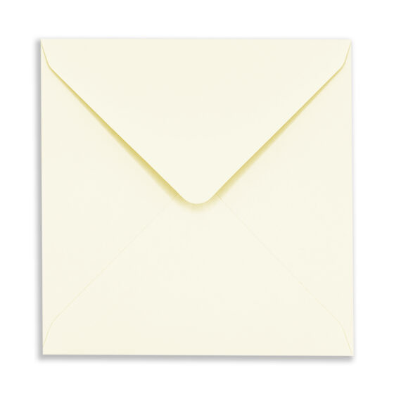 155mm Square Ivory Envelopes (100gsm) - The Envelope People