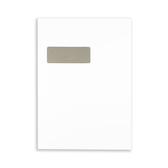 324mm X 229mm (C4) White Window Board Back Envelopes - The Envelope People