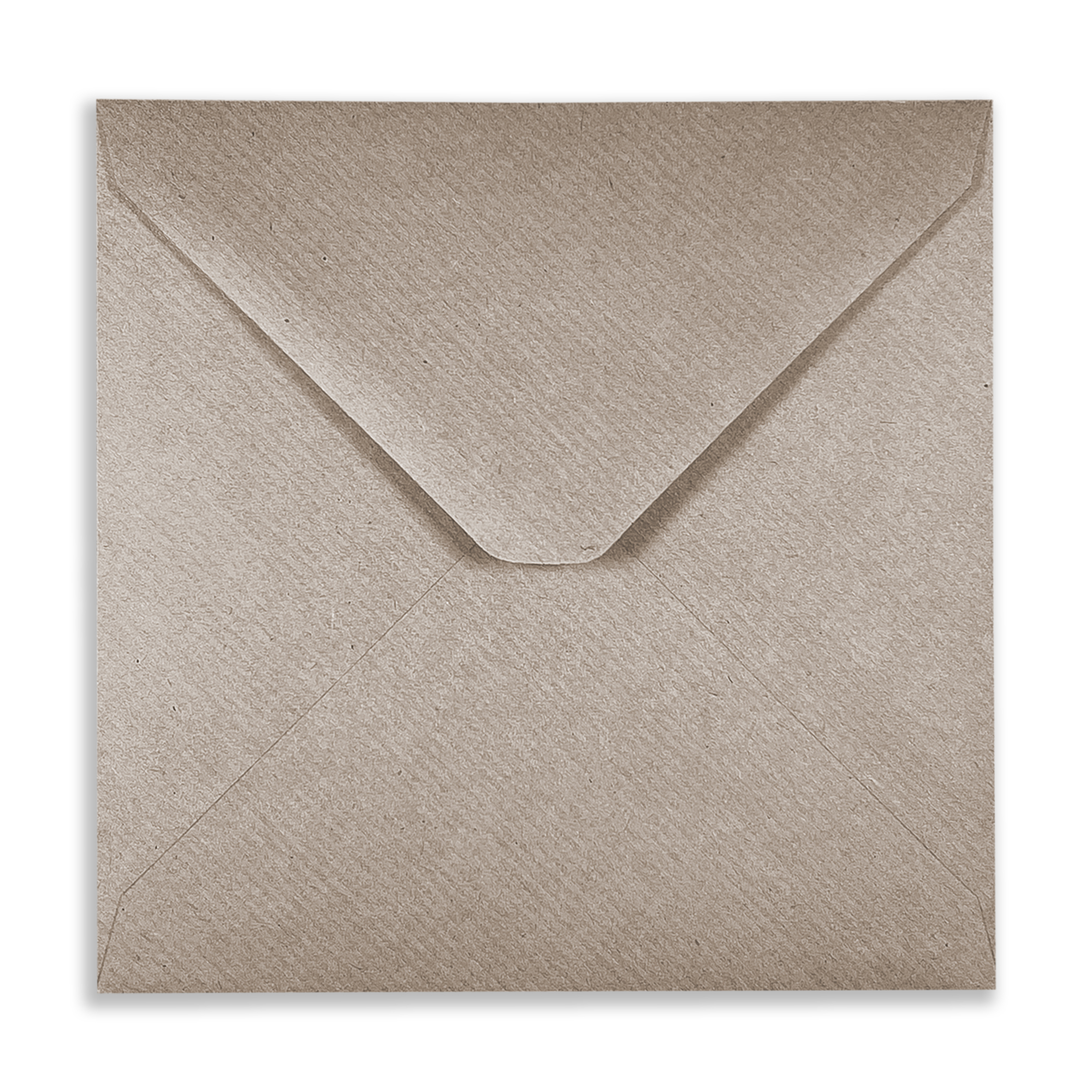 155mm Square Ribbed Kraft Envelopes (100gsm) | The Envelope People