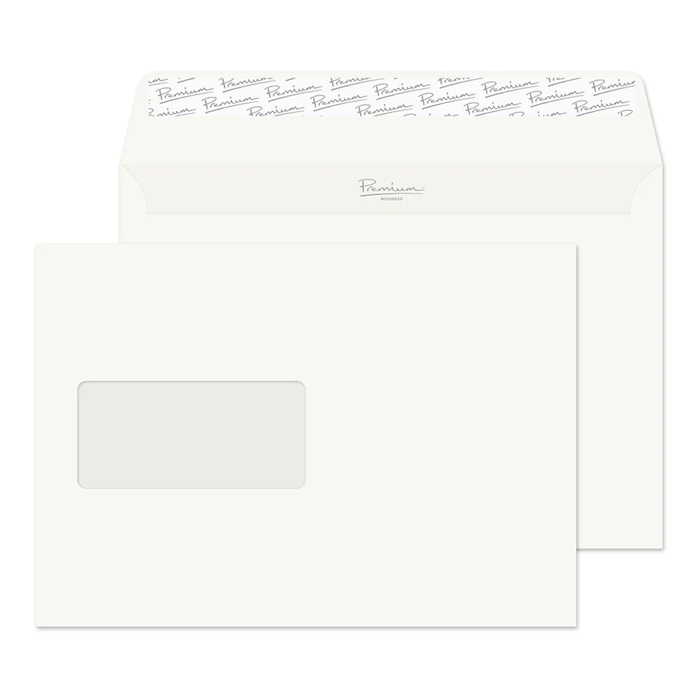 C5 Oyster Wove Peel & Seal Window Wallet Envelopes - The Envelope People