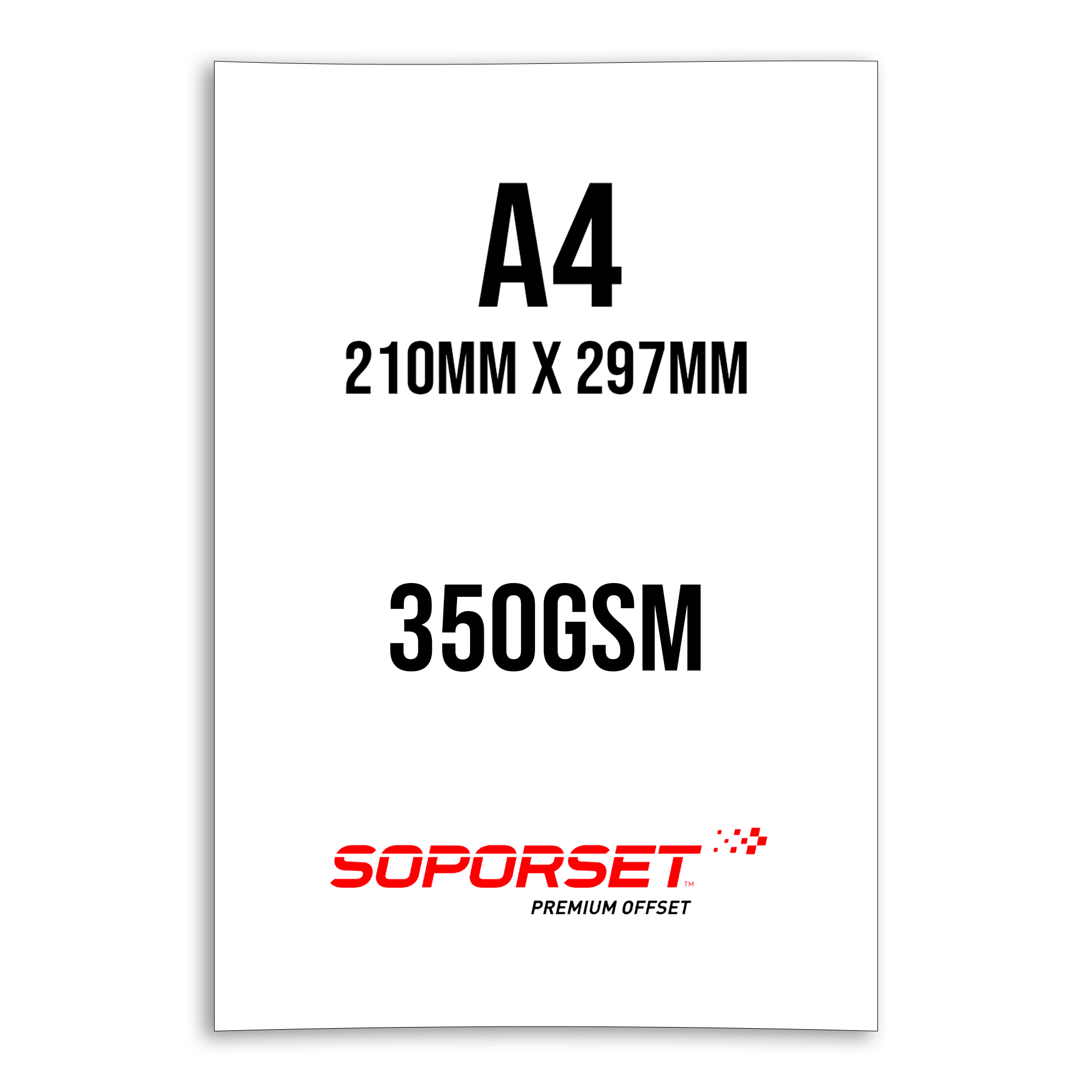 A4 Smooth White Card - 350gsm - The Envelope People