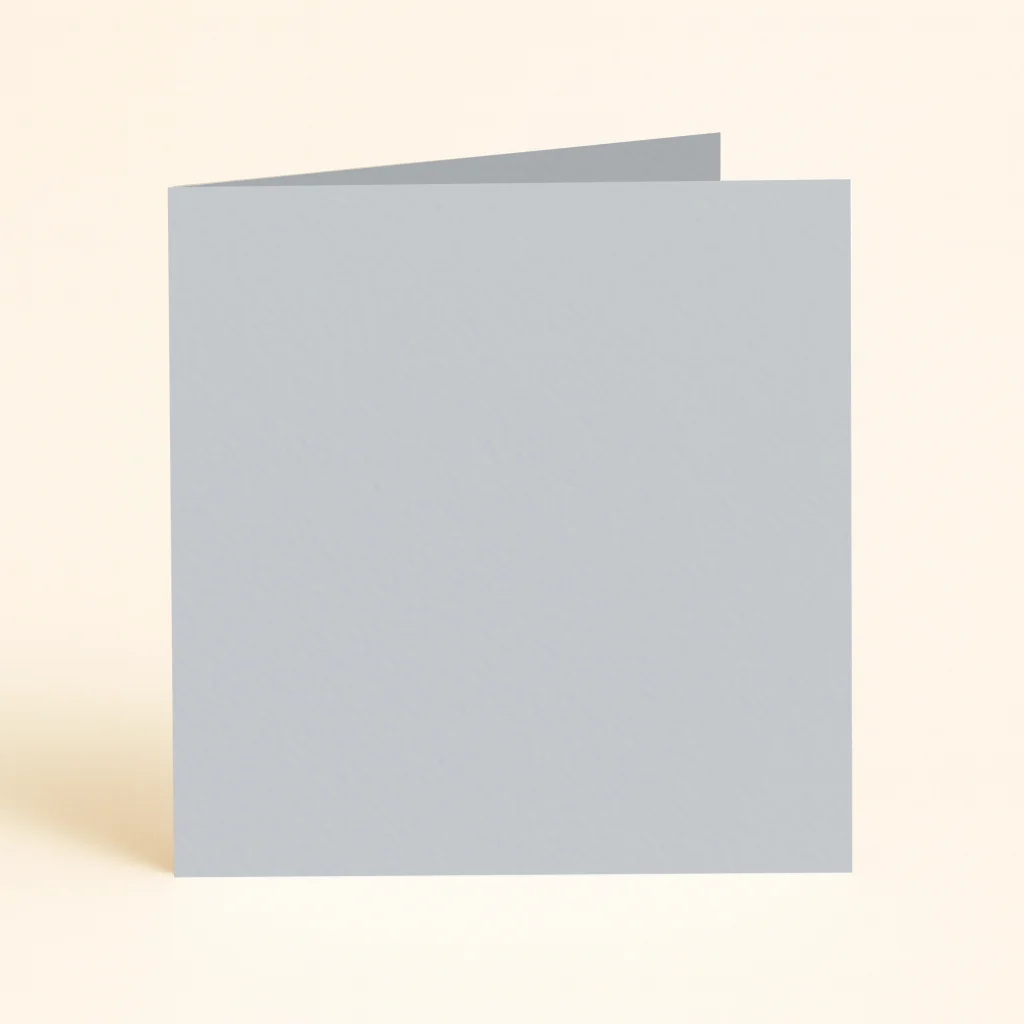 150mm Square Single Fold Card - Olin Colours Storm Grey - The Envelope ...