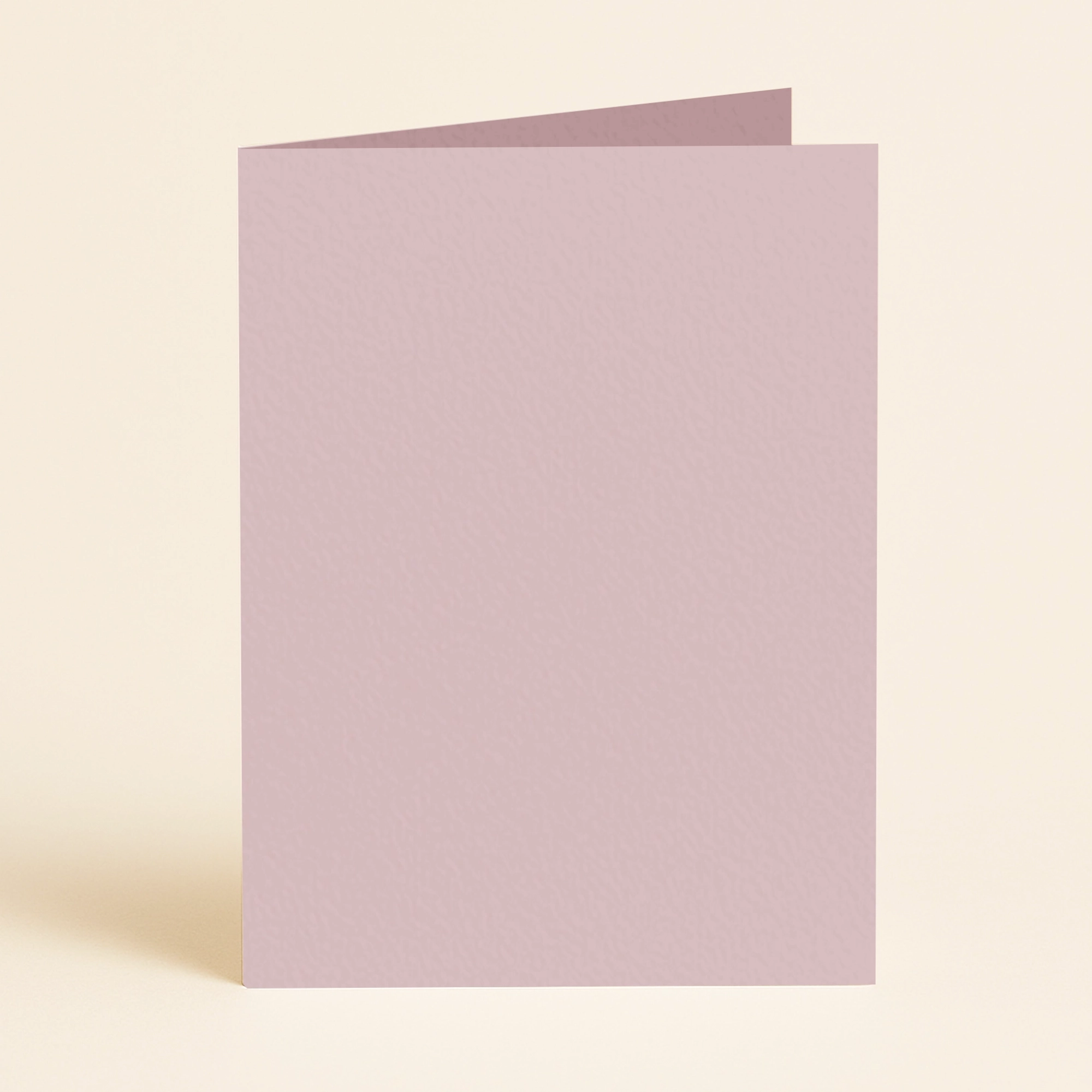 A5 Single Fold Card - Keaykolour Old Rose - The Envelope People