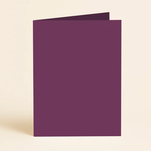 A5 Single Fold Card - Keaykolour Orchid - The Envelope People