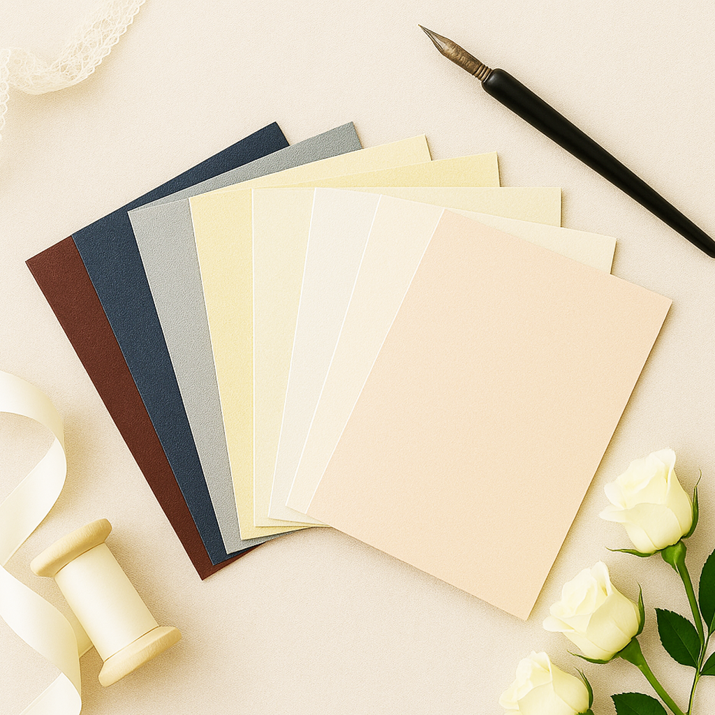 Pearlescent A6 Flat Sheet Cards - The Envelope People