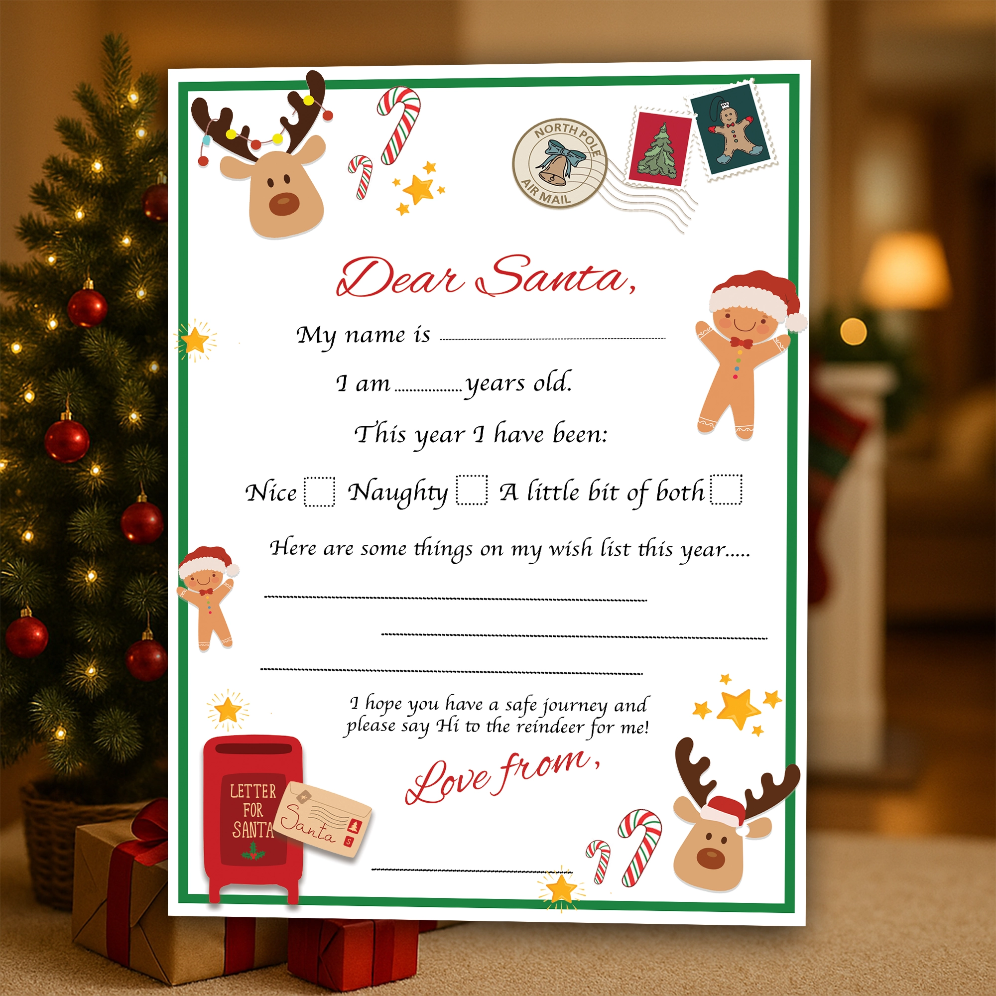 Send A Letter To Father Christmas/Santa - With Personalised Posted ...
